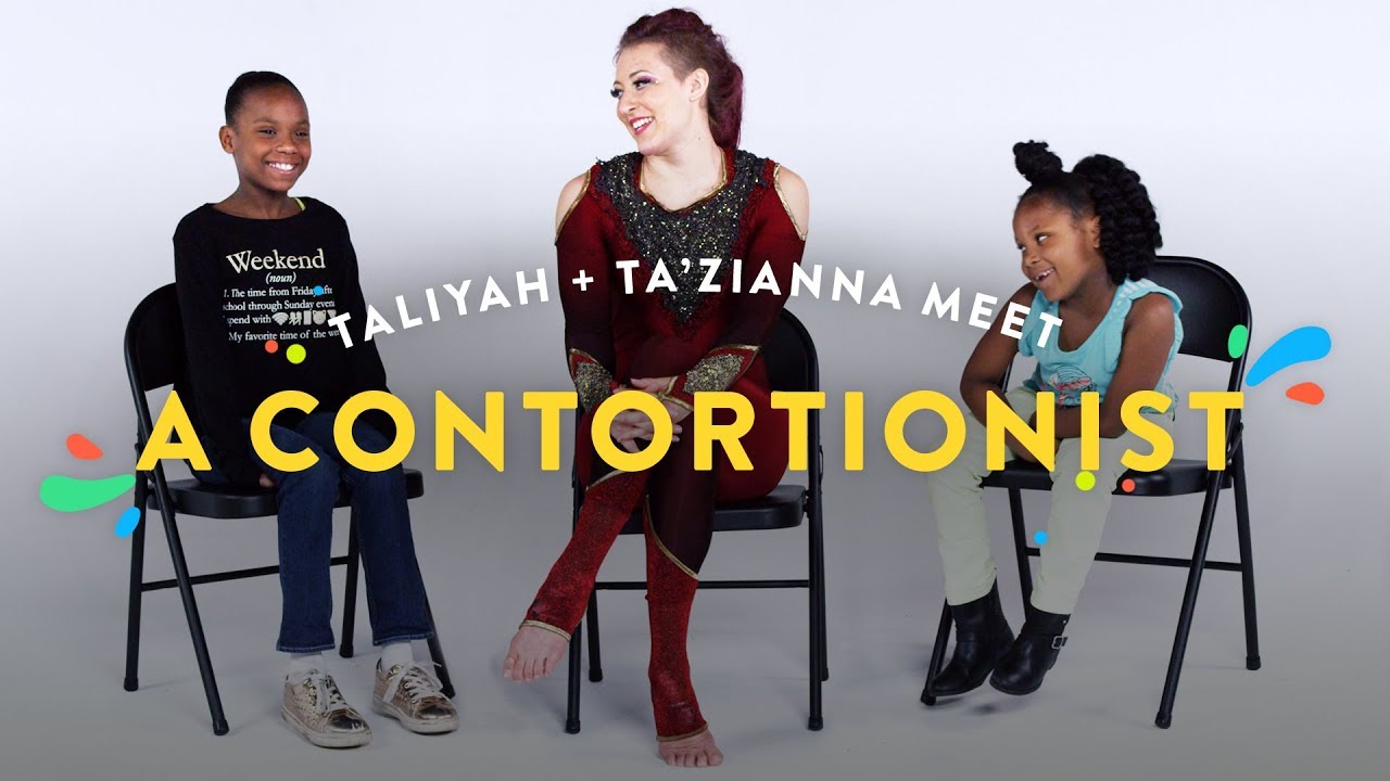 Kids Meet a Contortionist (Taliyah & Ta'Zianna) | Kids Meet | HiHo Kids ...