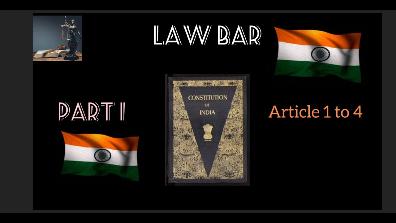 part 1 of the constitution Article 1 to 4 easy way to remember - YouTube