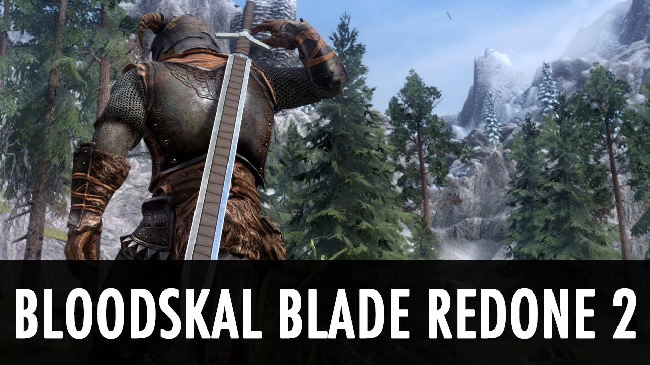 Skyrim Mod Spotlight: Bloodskal Blade Redone 2 - YouTube