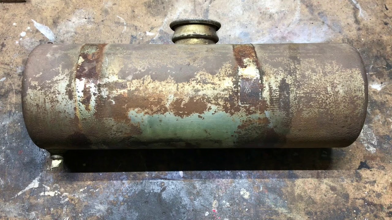 Old Rusty Fichtel & Sachs Fuel Tank Restoration - YouTube
