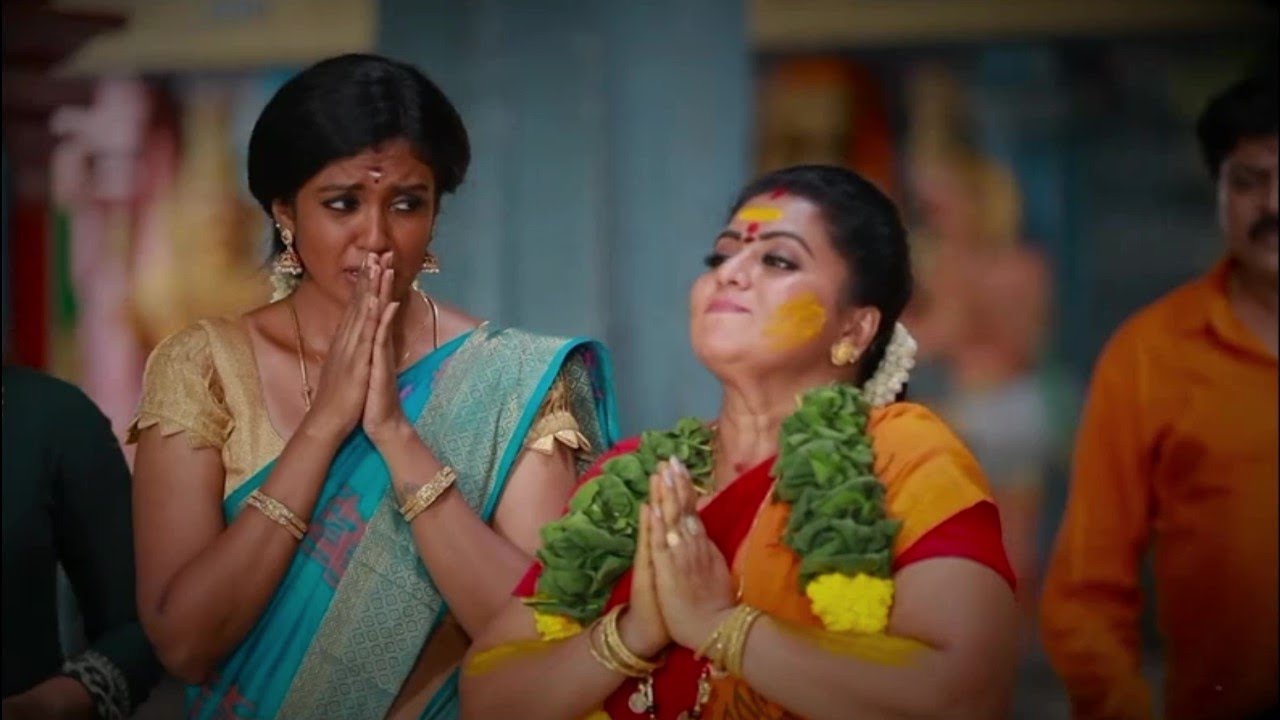 Bharathi Kannamma Mamiyar Marumagal sad BGM/Arun Prasad, Roshini ...