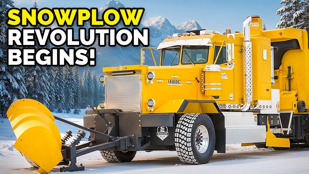Worlds First Diesel Electric SnowPlow - YouTube
