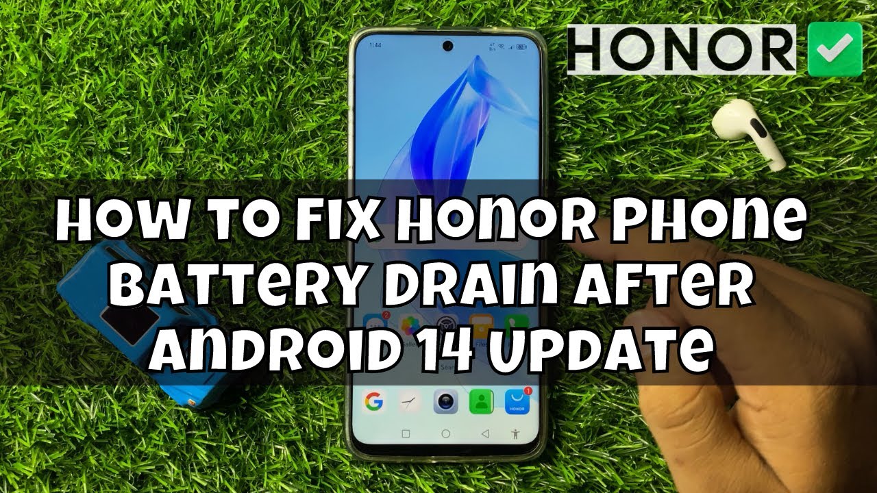 How to Fix Honor Phone Battery Drain After Android 14 Update - YouTube