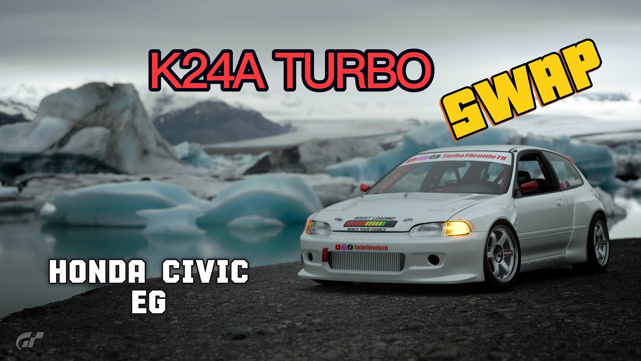 HONDA CIVIC EG K24A TURBO SWAP 🏁 CINEMATIC 🚗💨 - YouTube