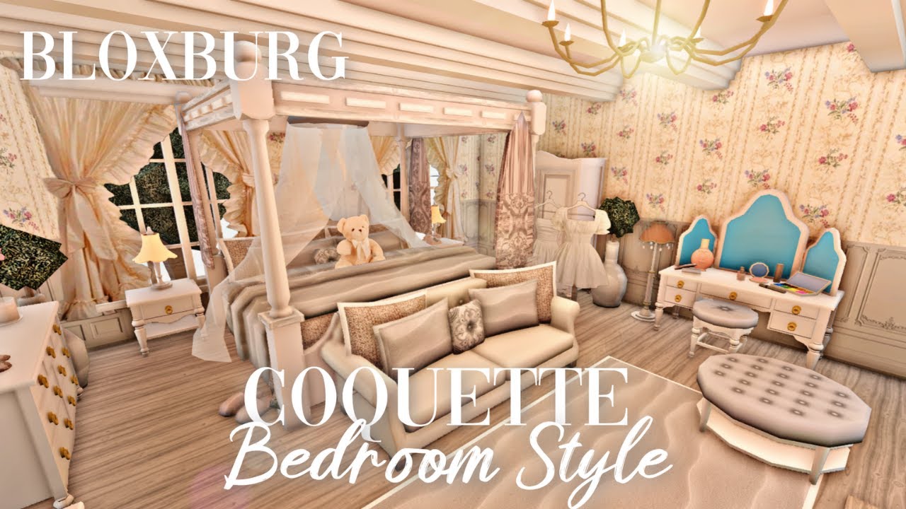Roblox Bloxburg Coquette Bedroom Style Minami Oroi Youtube