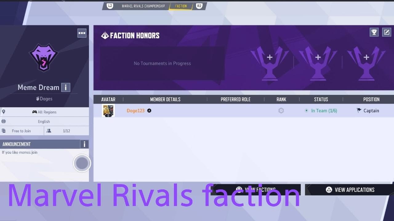 Marvel Rivals faction - YouTube