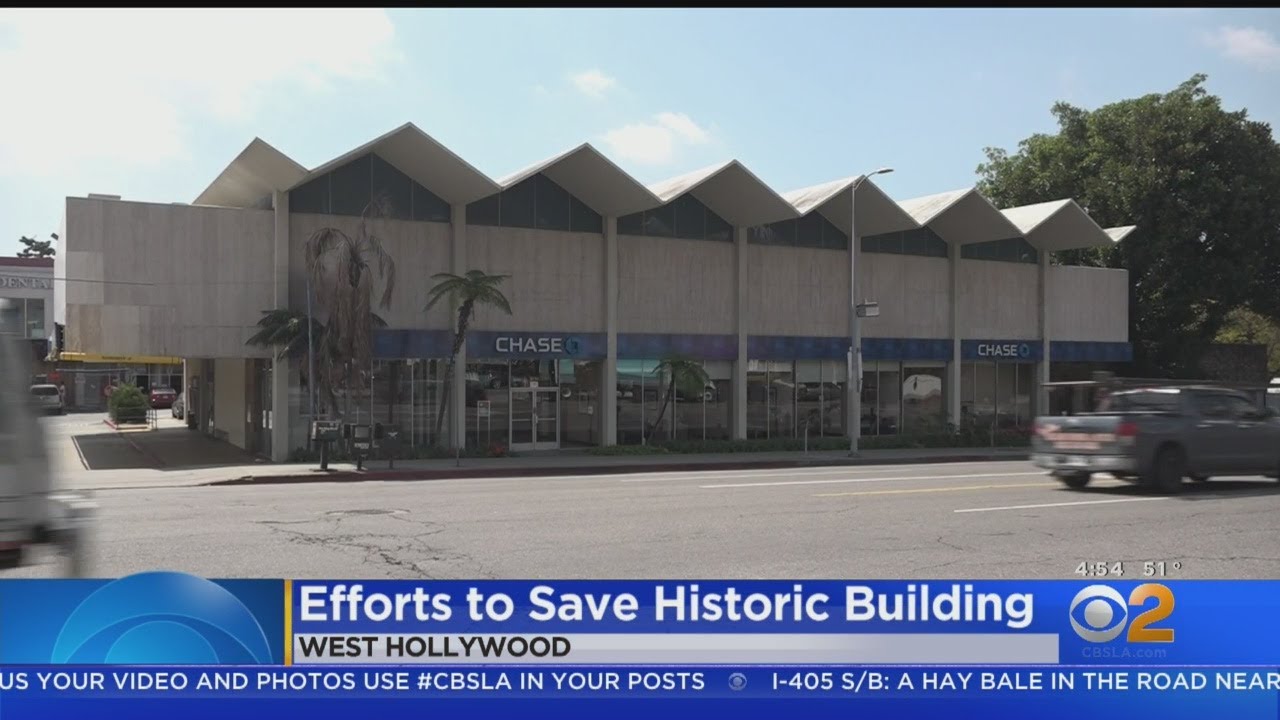 Conservationists Fight To Save 1960s Bank Building On Sunset Boulevard ...
