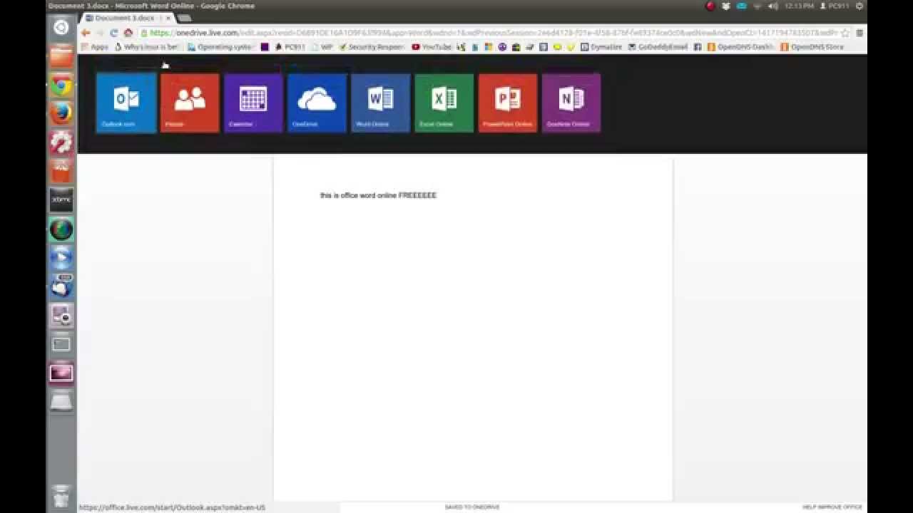 Microsoft Office on Linux Ubuntu - YouTube