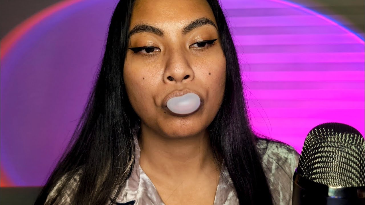 Asmr Snapping Popping Chewing Bubblegum Relaxing Sounds For Sleep Youtube
