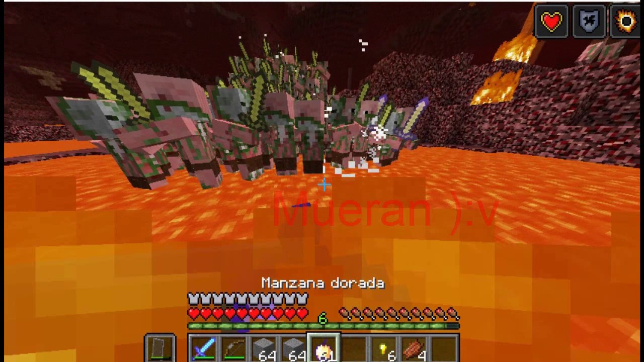 Yo chetado vs Hombres cerdo zombie :v - minecraft (maincra) - YouTube