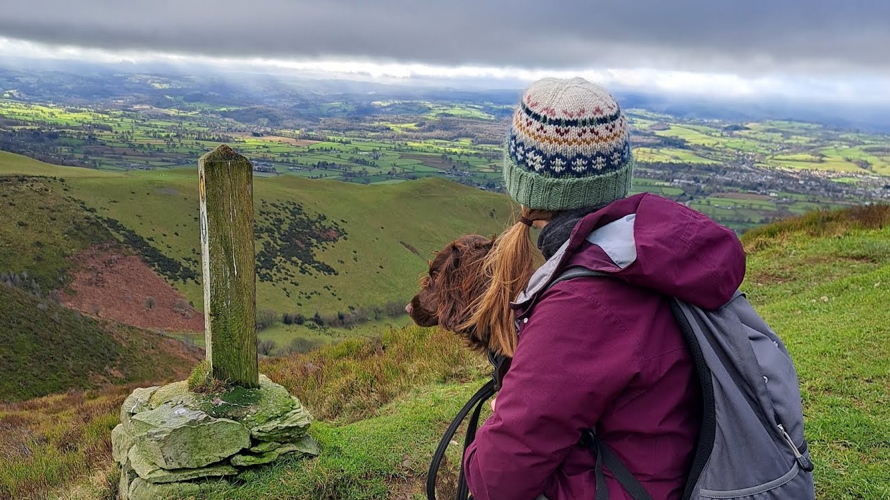 Charlie walks...Moel Fenlli, Moel Famau & Loggerheads - YouTube
