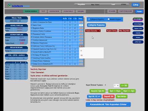 Spor Toto Garanti Formül Kupon Nasıl yapılır?