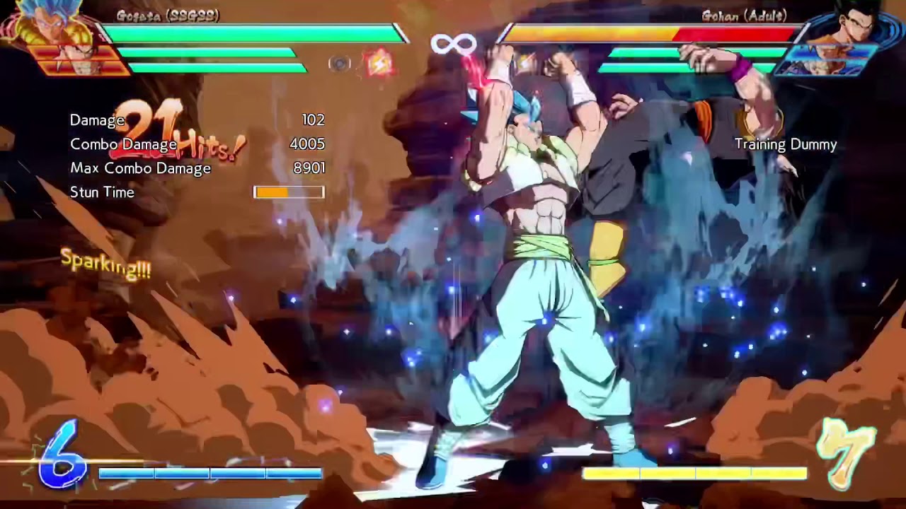 My first 100% combo in dbzfz - YouTube