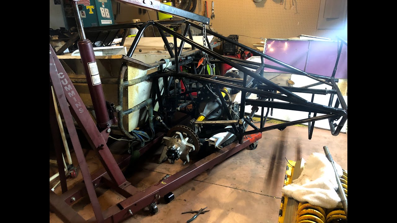 rayburn late model build #2 (rear end) - YouTube