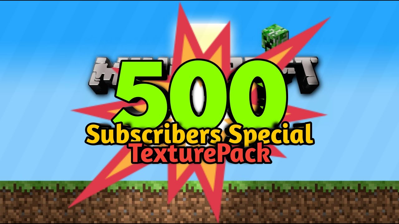 Minecraft 500 Subscribers Special TexturePack Showcase... - YouTube