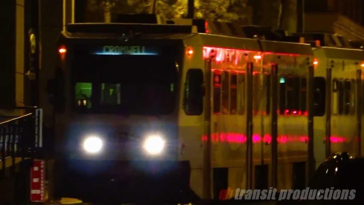 MTA Maryland Light Rail ABB LRV #s 5024/5009 heading to Cromwell - YouTube