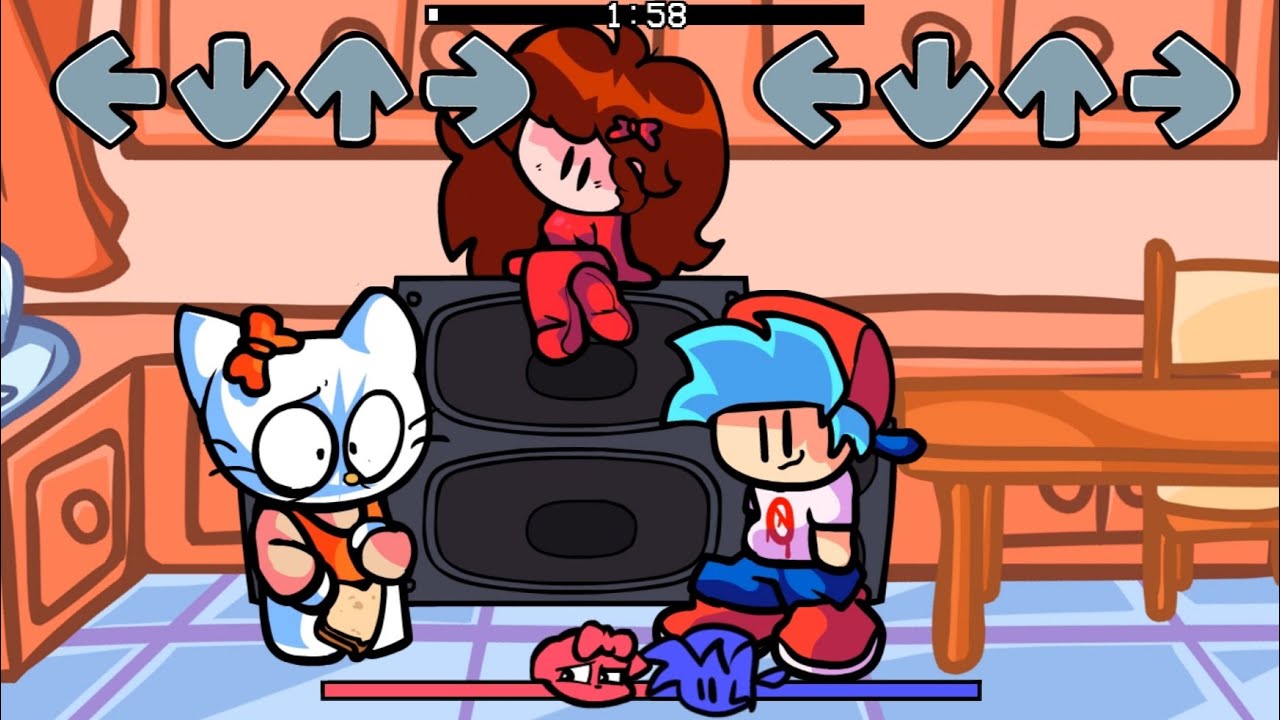 Friday Night Funkin' Vs Hello Kitty / Hell-on Kitty mod - YouTube