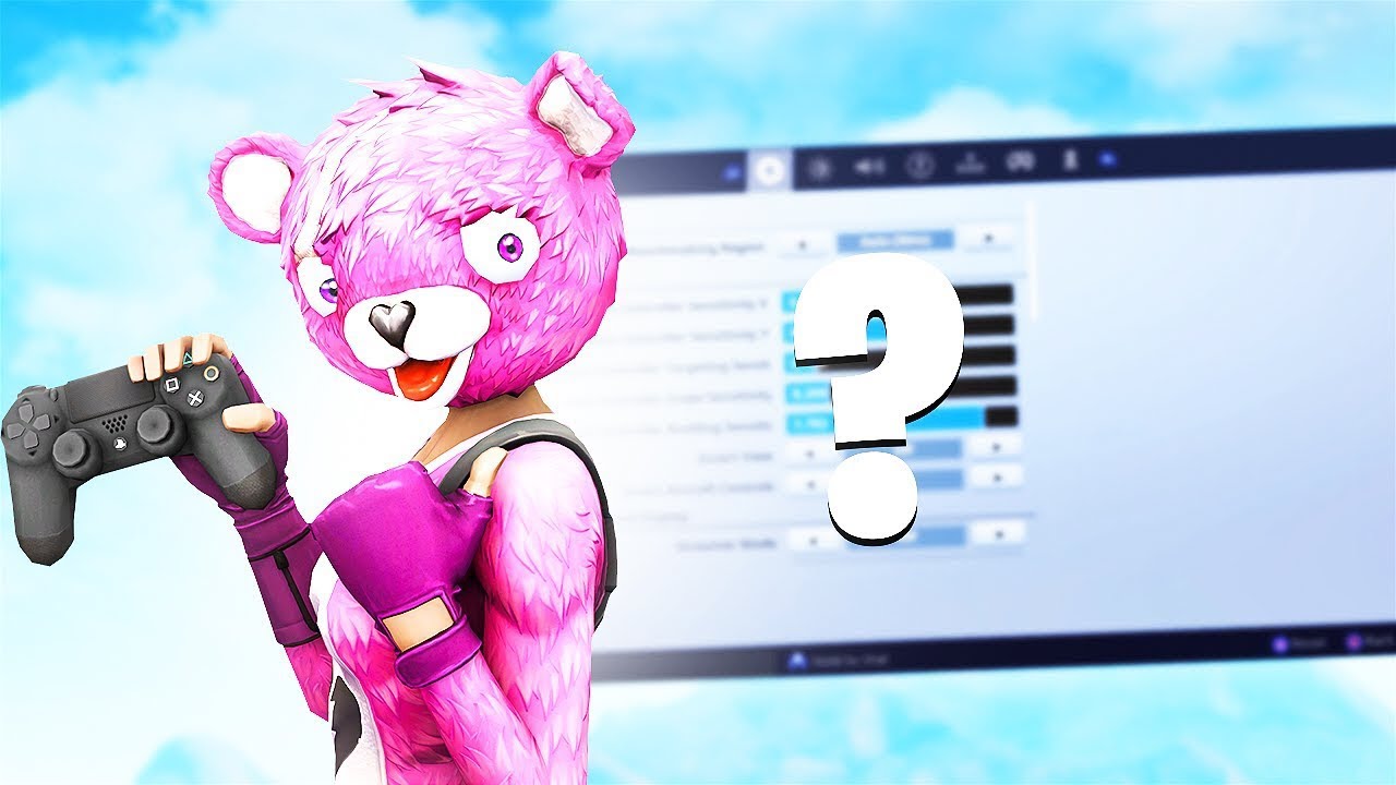 The best Fortnite console settings(Ps4 + Xbox) #fearteamdark - YouTube