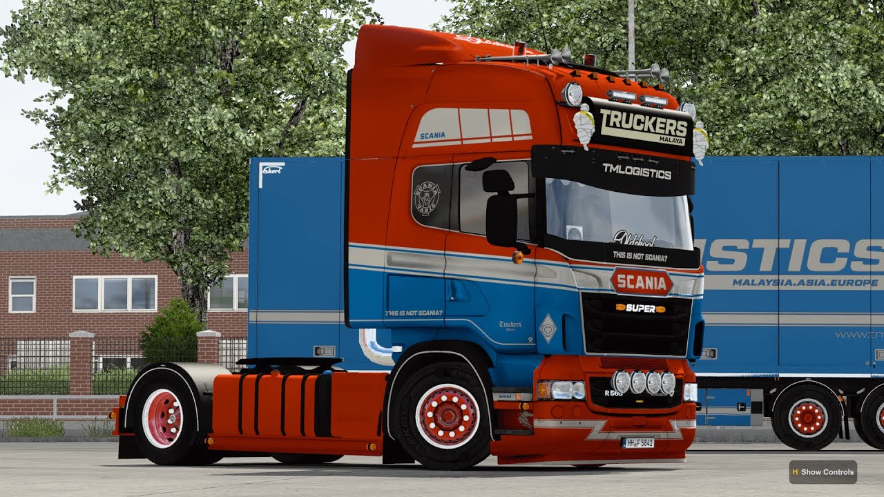 🔴 ETS2 1.46 Promods! Scania RJL 4x2 (Matte Changeable Color mod) - YouTube