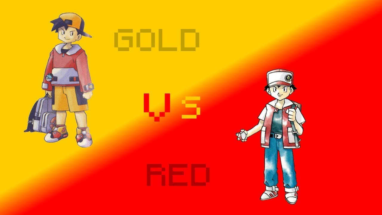 Pokemon Gold and Silver: Gold vs Red - YouTube