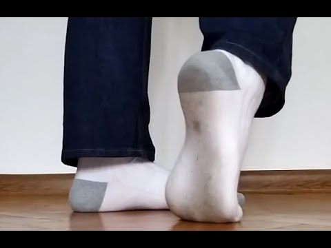 Sweaty white socks with a tease