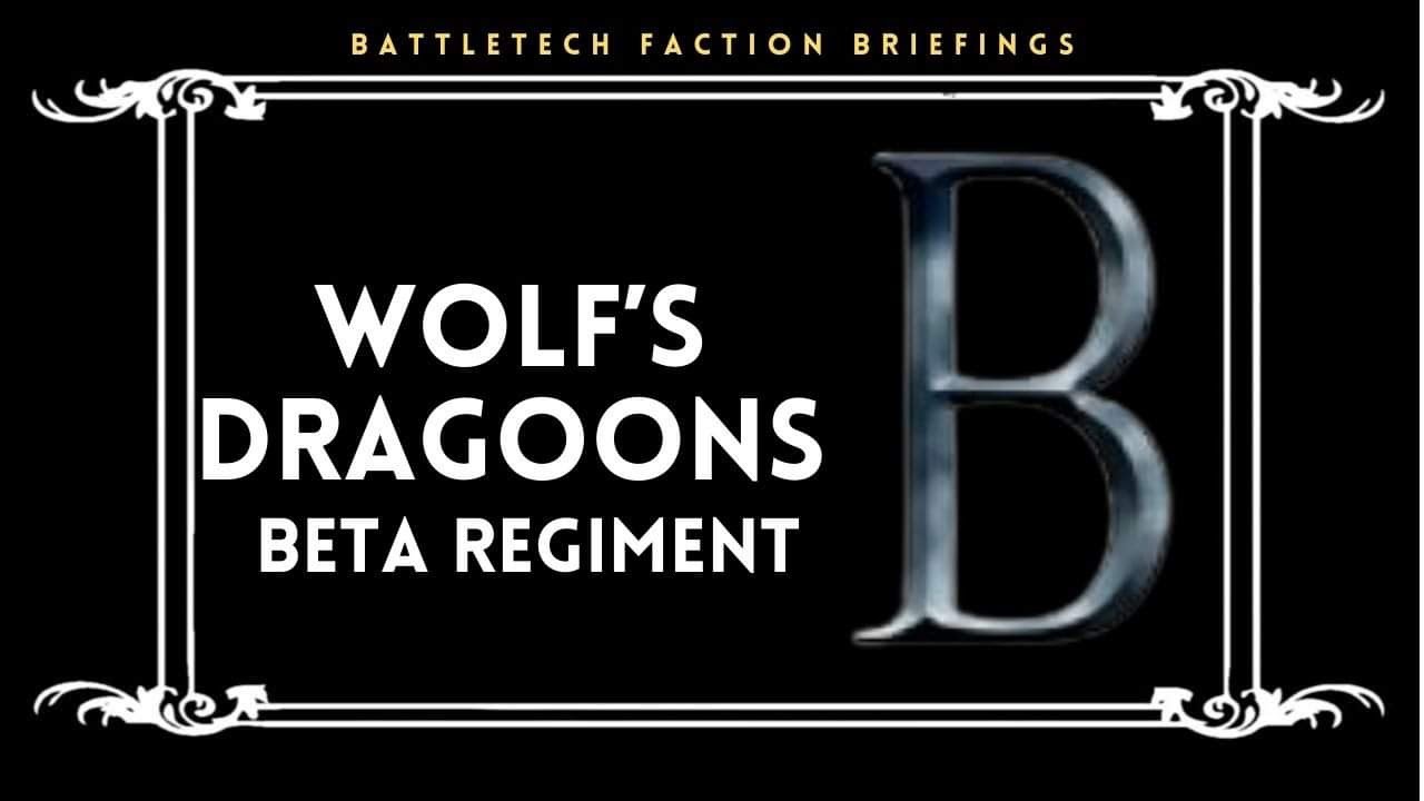 BattleTech Faction Briefings | Wolf's Dragoons - Beta Regiment - YouTube