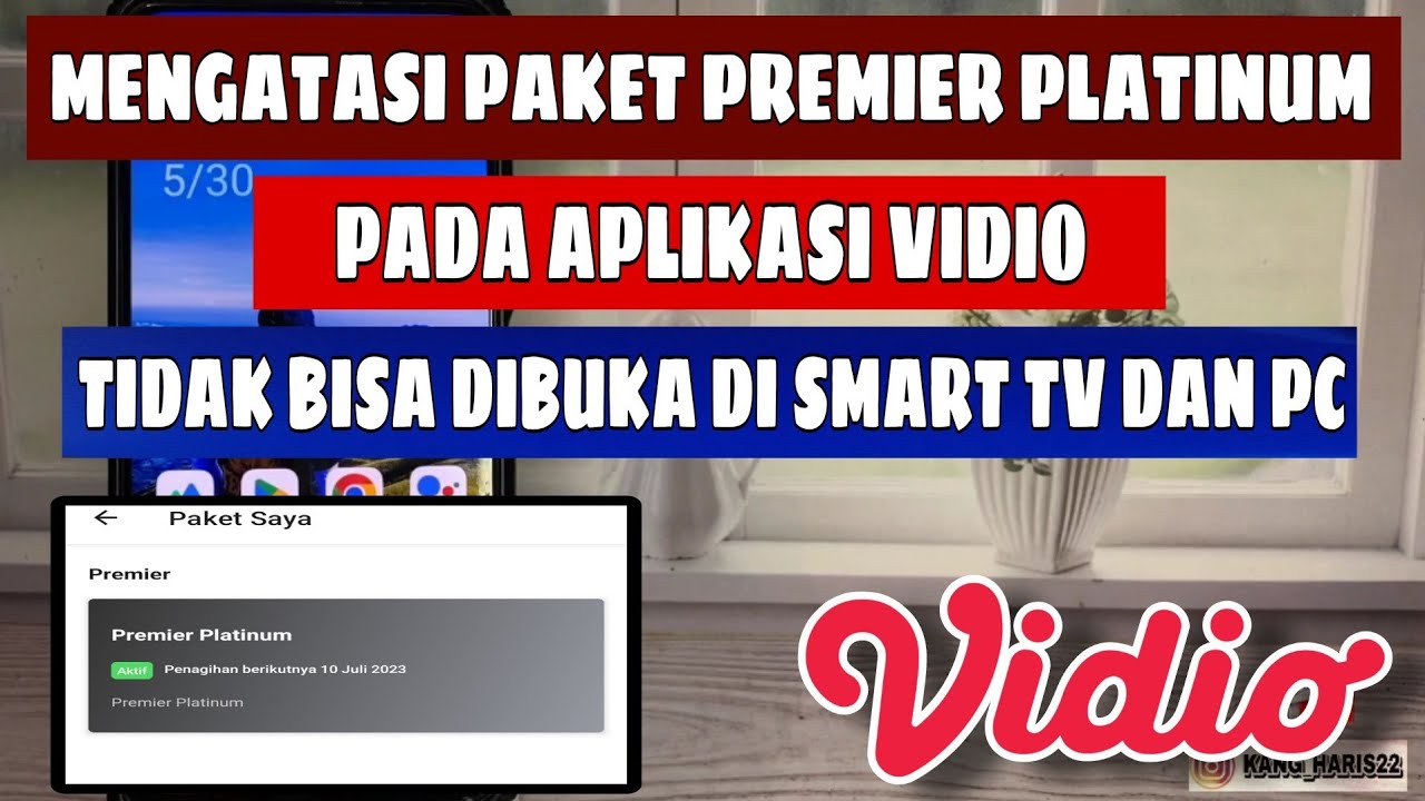 Cara Mengatasi Paket Platinum Aplikasi Vidio Tidak Bisa Di Buka Di Smart Tv Dan PC - YouTube