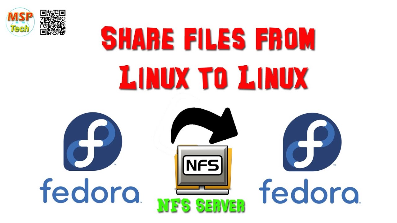 Sharing folder from Fedora to Fedora via NFS server - YouTube