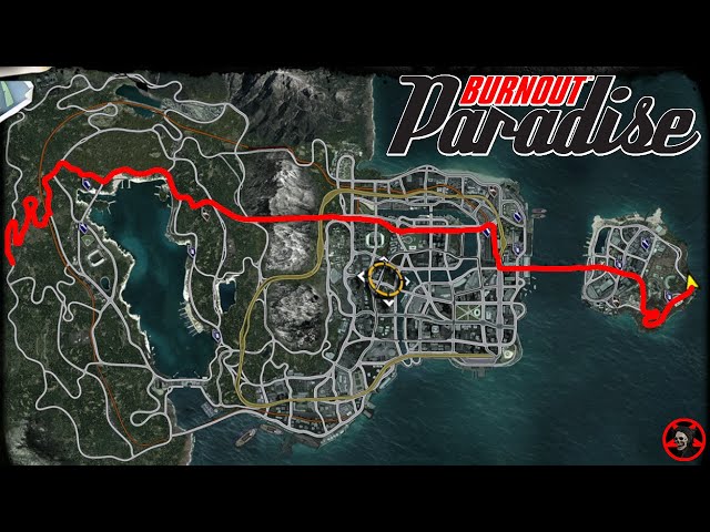 Burnout Paradise Map Guide Burnout Paradise Remastered All Billboards