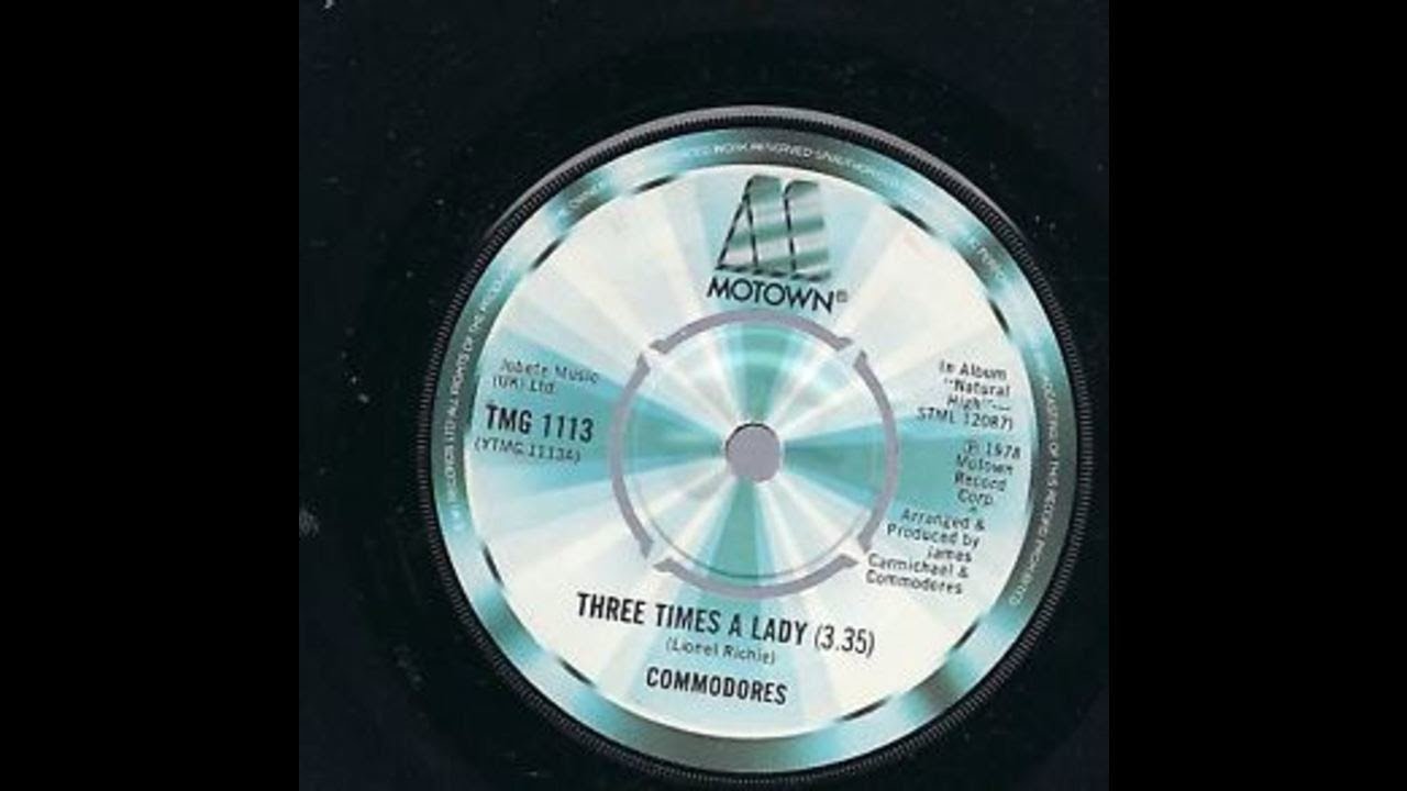 The Commodores - Three Times A Lady - YouTube