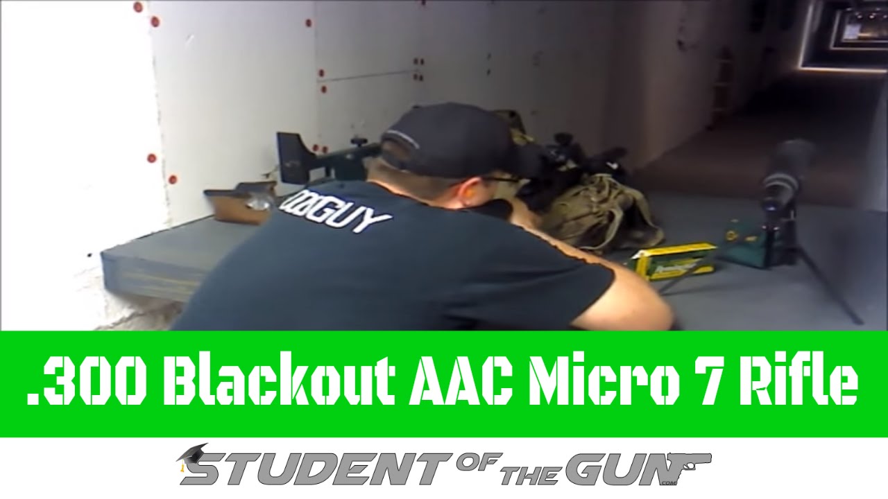 .300 Blackout AAC Micro 7 Rifle - YouTube