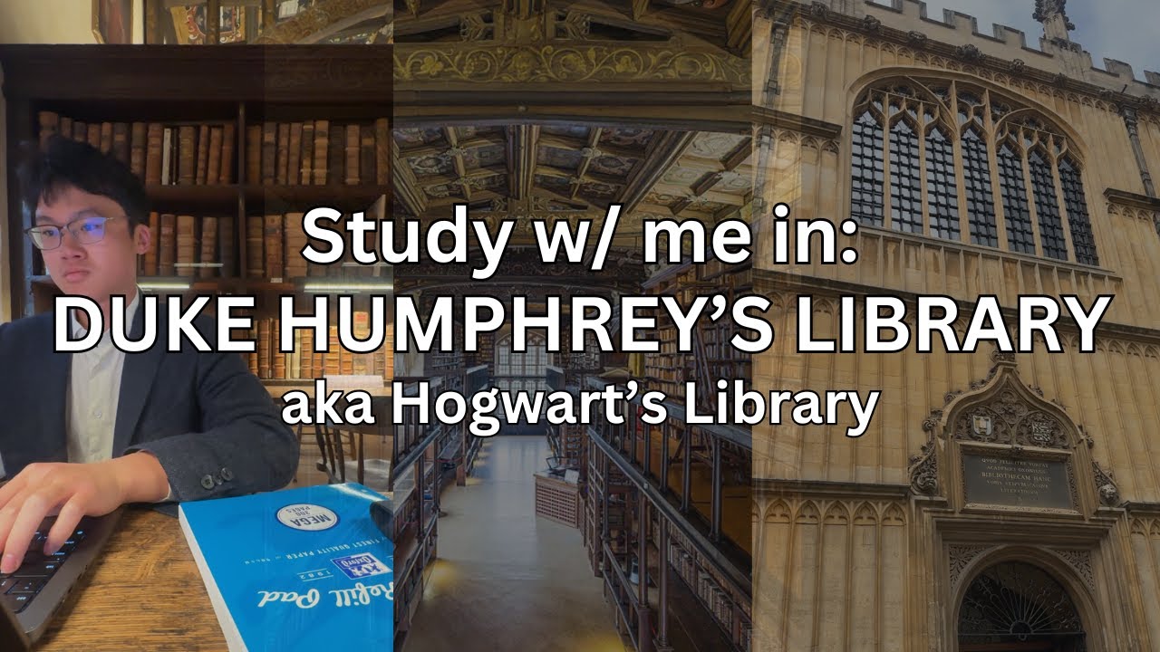 Study with Me in Hogwarts' Library: Duke Humphrey’s Oxford - YouTube