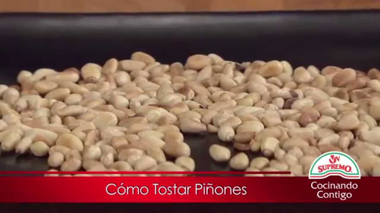 Cómo Tostar Piñones - YouTube
