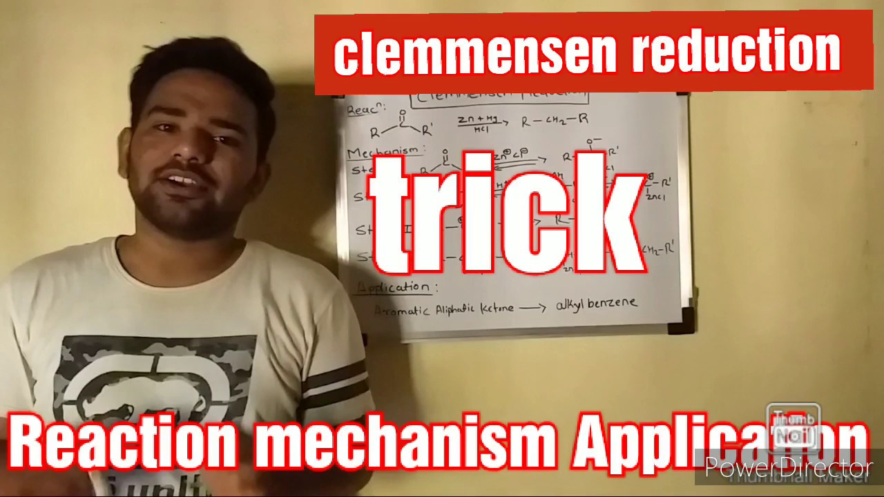 Clemmensen reduction | reaction | mechanism | organic chemistry ...