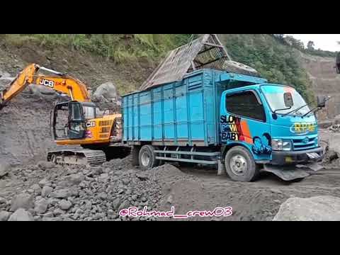 #trucktambang #truckhitz #truckDutro Truk Dutro Hino rpm di tambang merapi