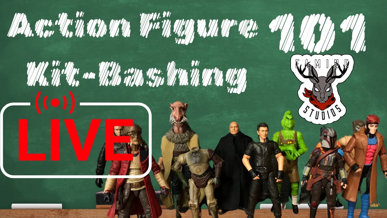 BASIC Action Figure Kit-Bashing! LIVE! Using TVC, Acid Rain World, Final Faction and more - YouTube
