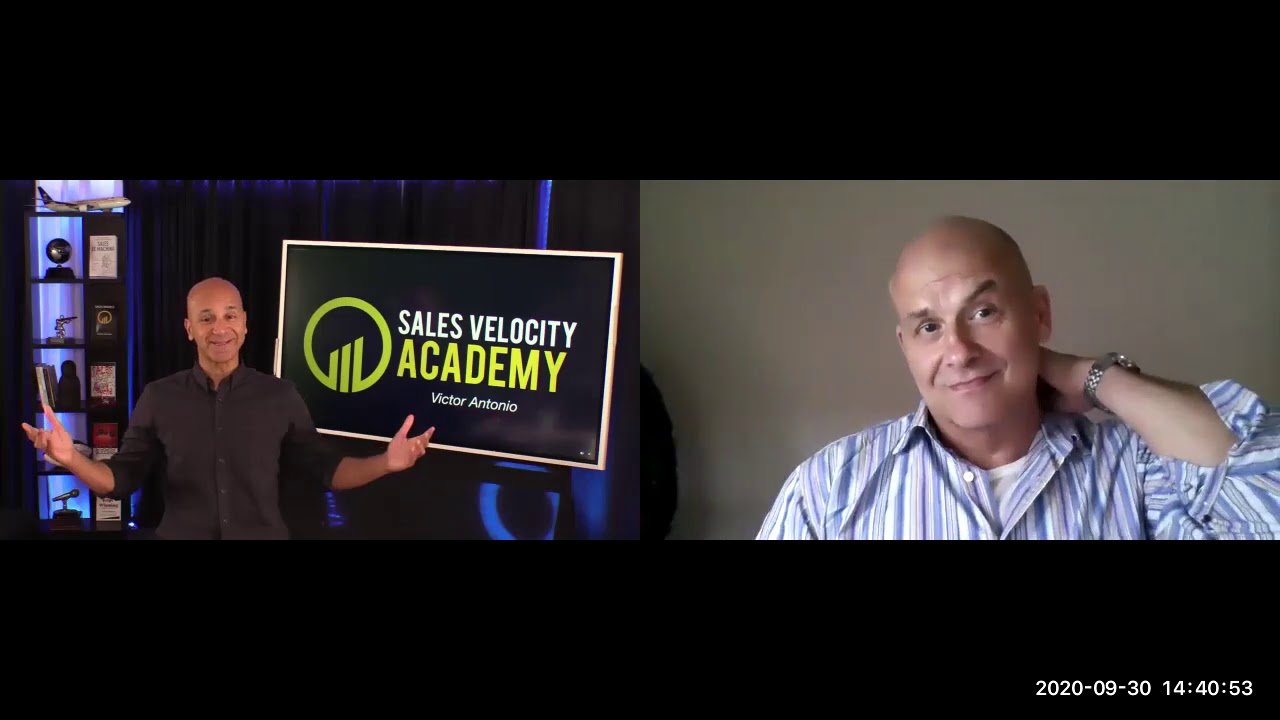 Super Sales Advice with Victor Antonio from Sales Velocity Academy ...