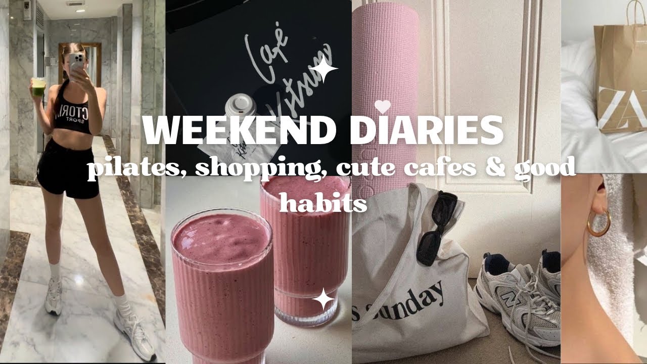 Weekend Diaries Vlog | aesthetic, workout, healthy food, shopping, mini ...