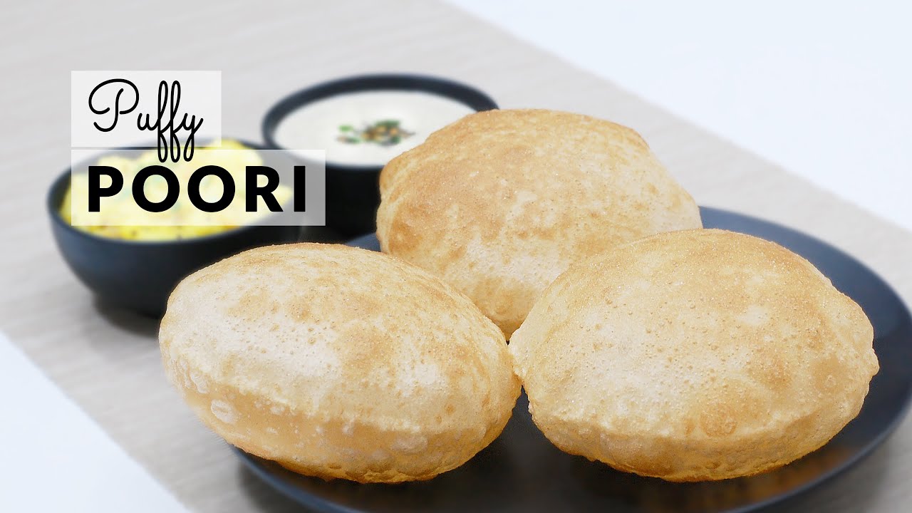 Puffy Poori | Only 3 Ingredients | Plain Puri | Easy Recipe - YouTube