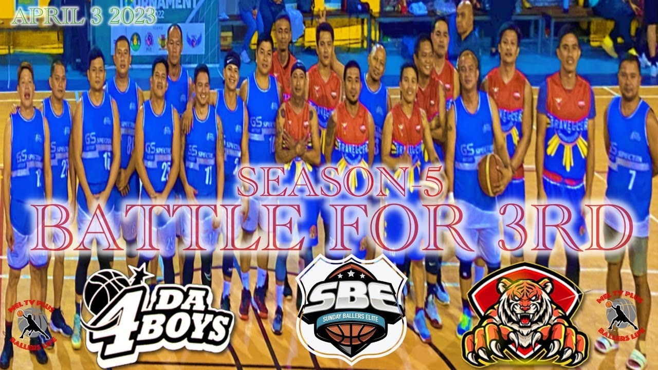 BATTLE FOR 3RD 4DABOYS VS MANGGIS TRAVELLERS SUNDAY BALLERS ELITE ...