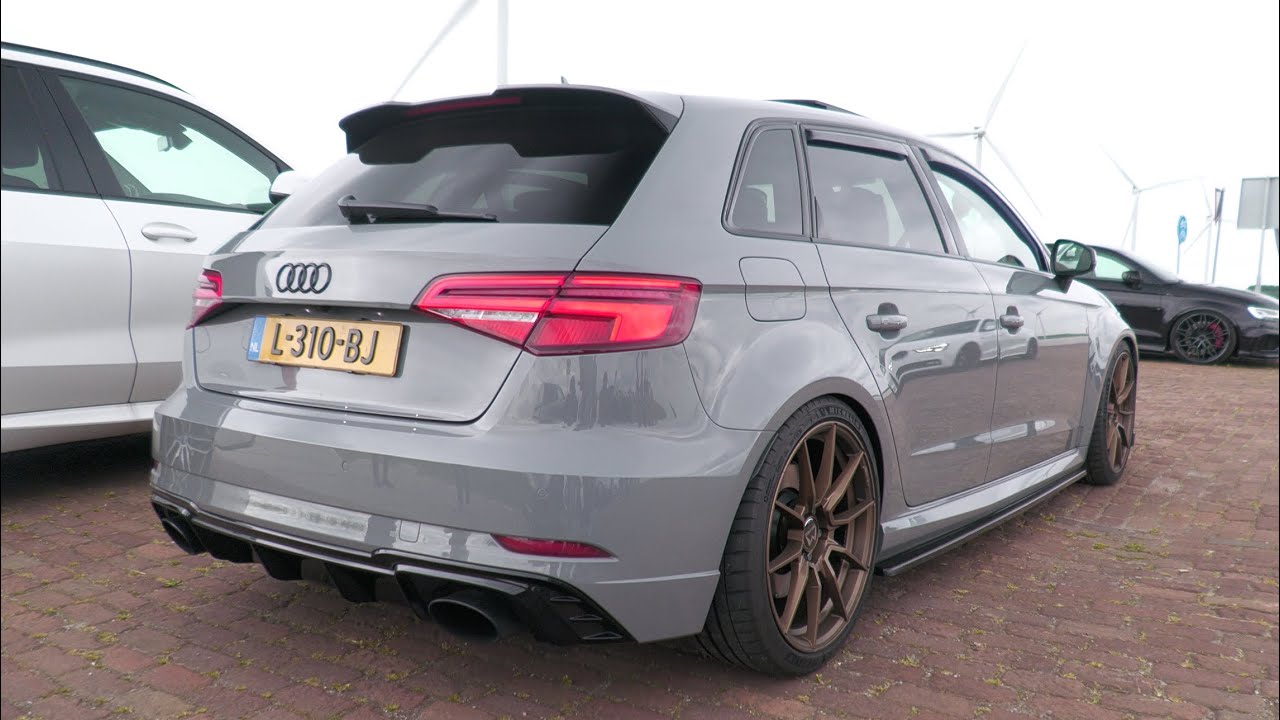 640HP TTE700 Audi RS3 8V Sportback with Decat Powervalve Exhaust ...