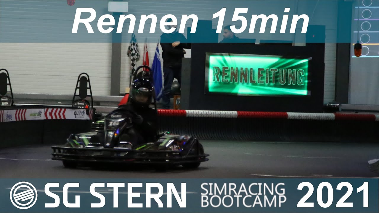 E-Kart Rennaction - Rennen 15min SG Stern Bootcamp 2021 - Sensadrom ...