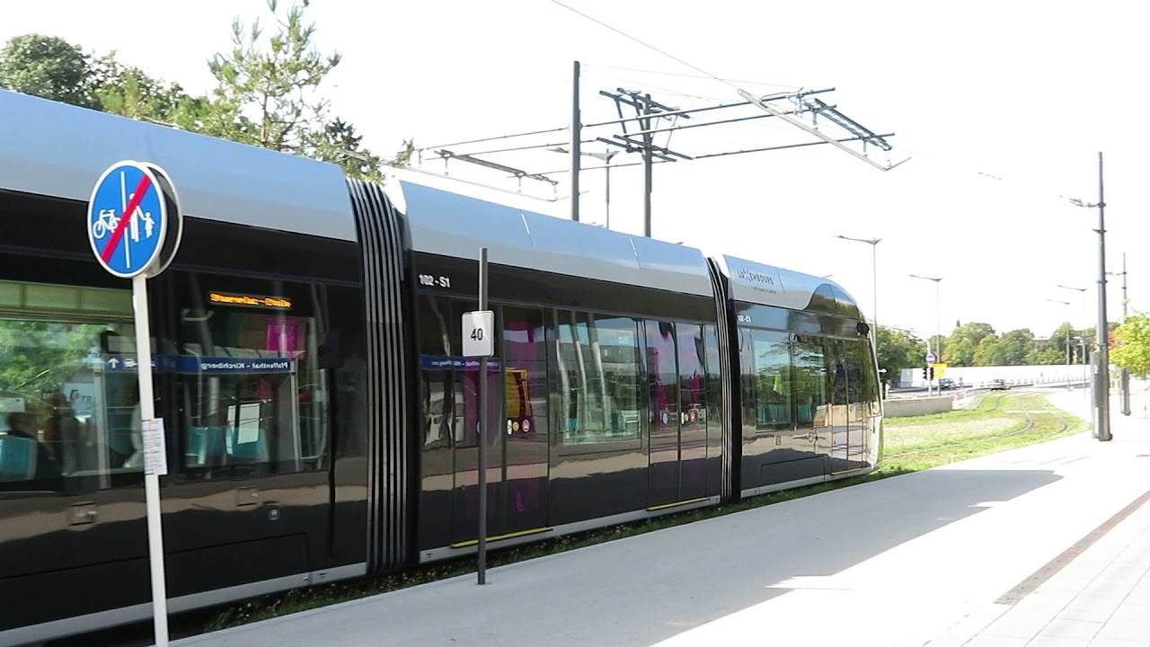 CAF Urbos 3 Stater Tram Battery Straßenbahn Luxemburg 2018 Offride ...