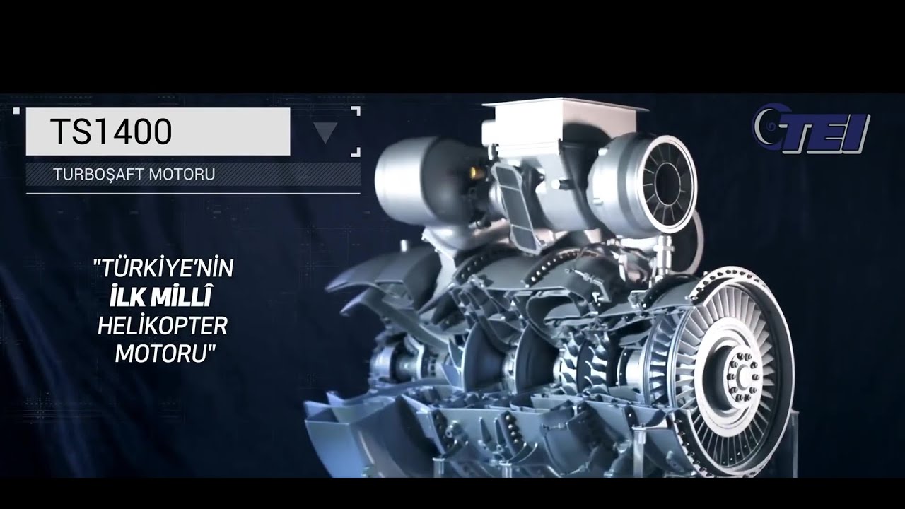 TEI - TS-1400 - | Turboshaft Engine - YouTube