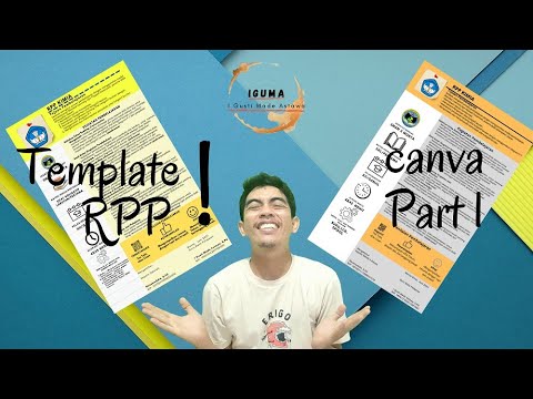 Pembuatan Template RPP menggunakan Canva Part 1 - YouTube