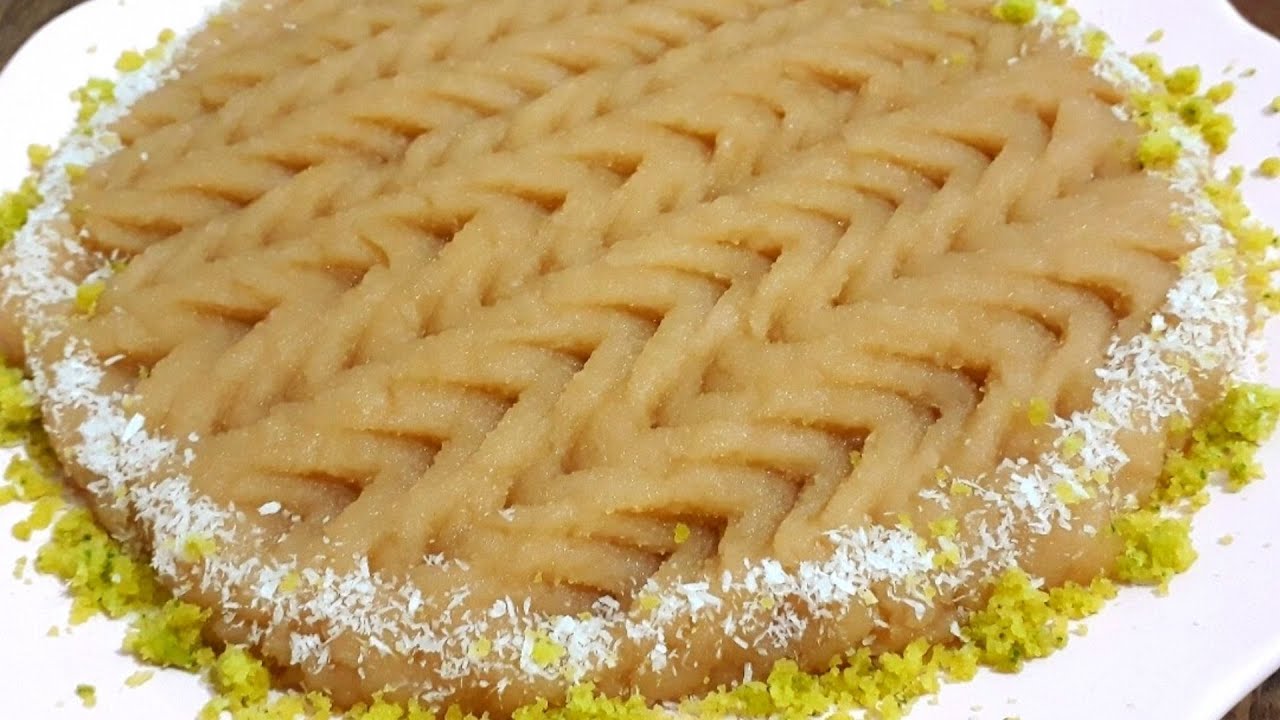 ZO MAAK JE TURKSE HALWA ZONDER BOTER..!! VEGAN HALWA-HELVA RECEPT - YouTube