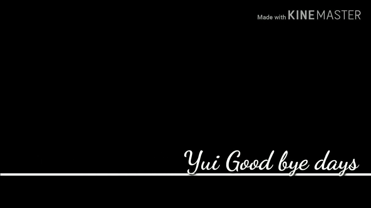 Yui - Good bye days acoustic - YouTube