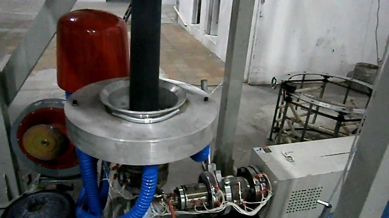 EXTRUSORA SOPLADORA DE LDPE HDPE LLDPE www.rmachines.com - YouTube