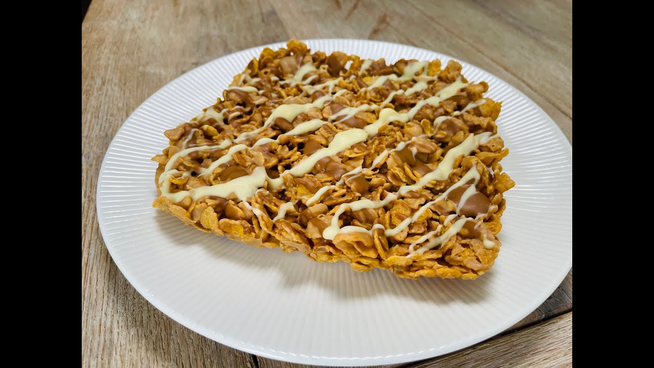 Biscoff chocolates 😍 With white chocolate and cornflakes! - YouTube