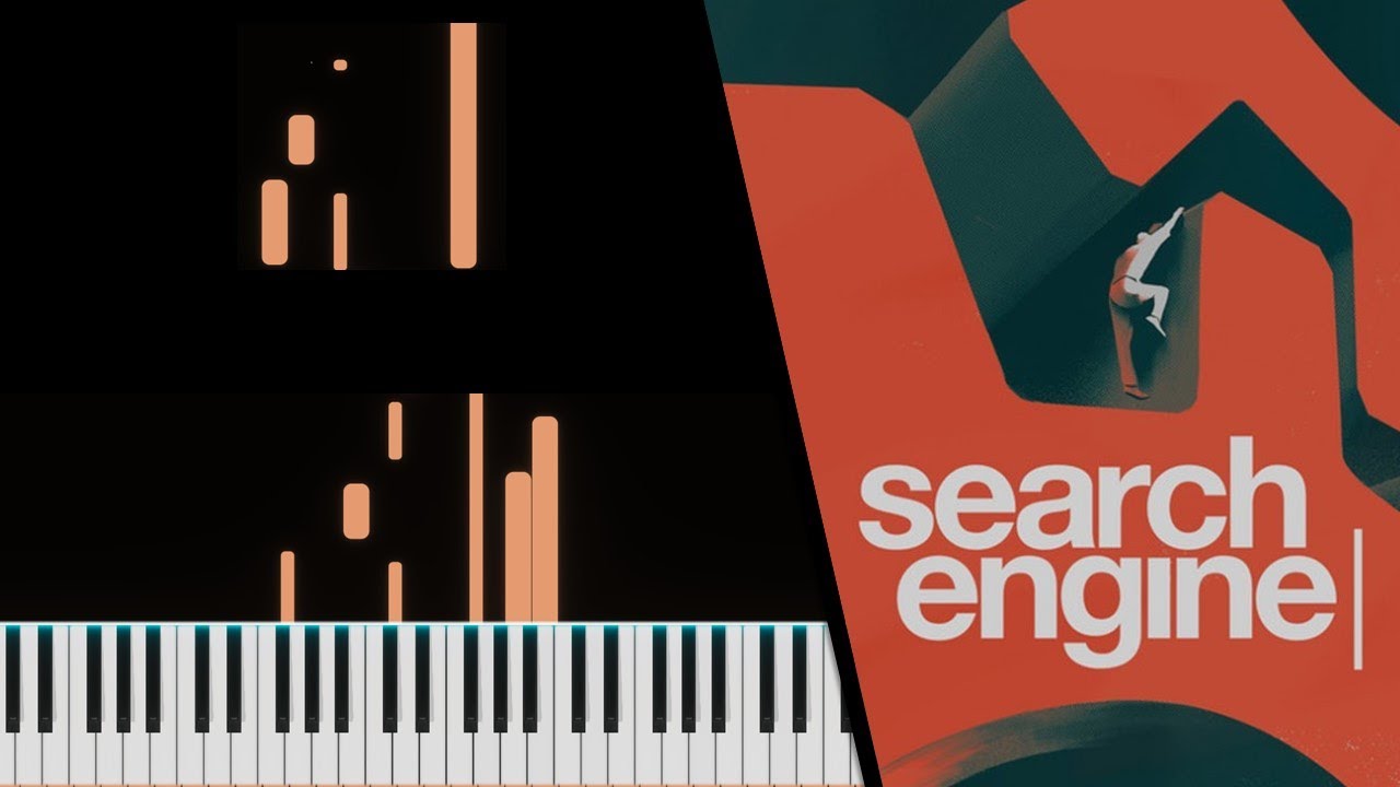 Search Engine Theme | Piano Tutorial/Visualizer - YouTube